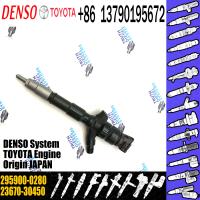 China diesel fuel common rail injector 295900-0210 23670-30450 295900-0280 for Hilux 2KD for toyota for sale