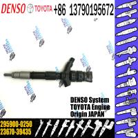 China Fuel Injector 23670-30440 23670-39435 295900-0250 295900-0200 For Toyota Hiace Dyna 1kd Ftv Euro 5 for sale