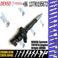 China Fuel Injector 23670-30170 2367030170 23670-39445 295900-0240 for TOYOTA Dyna Hiace Hilux D4D 1KD-FTV 3.0l for sale