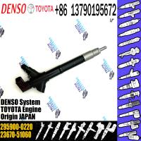 China Rail Diesel Injector nozzle 23670-59045 23670-51060 295900-0220 for TOYOTA Lexus LX570 Land Cruiser 200 1VDFTV for sale