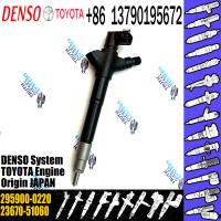 China Rail Diesel Injector nozzle 23670-59045 23670-51060 295900-0220 for TOYOTA Lexus LX570 Land Cruiser 200 1VDFTV for sale