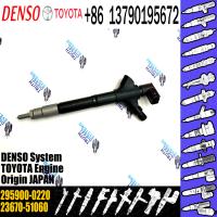 China Rail Diesel Injector nozzle 23670-59045 23670-51060 295900-0220 for TOYOTA Lexus LX570 Land Cruiser 200 1VDFTV for sale