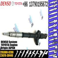 China Fuel Injector 23670-30440 23670-39435 295900-0250 295900-0200 For Toyota Hiace Dyna 1kd Ftv Euro 5 for sale