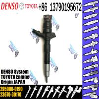 China common rail injector 295900-0190 295900-0240 fuel injector 23670-30170 23670-39445 for Toyota for sale