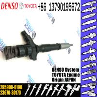 China common rail injector 295900-0190 295900-0240 fuel injector 23670-30170 23670-39445 for Toyota for sale