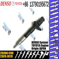 China common rail injector 295900-0190 295900-0240 fuel injector 23670-30170 23670-39445 for Toyota for sale