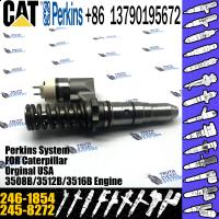 China Huida 3508C 3512C engine fuel injector 245-8272 246-1854 with genuine packing for sale