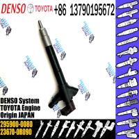 China Rail Fuel Injector 295900-0170 295900-0420 295900-0050 295900-0080 for TOYOTA 23670-26060 23670-0R090 for sale