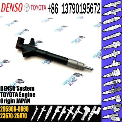 China Hot Sale Diesel Injector 295900-0060 295900-0180 For Toyota Fuel Injector 23670-26070 23670-29115 for sale