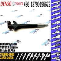 China Hot Sale Diesel Injector 295900-0060 295900-0180 For Toyota Fuel Injector 23670-26070 23670-29115 for sale