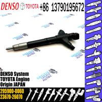 China Hot Sale Diesel Injector 295900-0060 295900-0180 For Toyota Fuel Injector 23670-26070 23670-29115 for sale