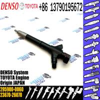 China Hot Sale Diesel Injector 295900-0060 295900-0180 For Toyota Fuel Injector 23670-26070 23670-29115 for sale
