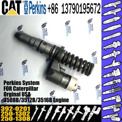 China Huida 3512B 3516B engine fuel injector 250-1302 250-1308 392-0201 with genuine packing for sale