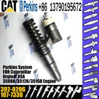 China 3512 3516 Engine Diesel Injector 123-4268 107-7330 Common Rail Injector 392-0206 for sale