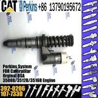 China 3512 3516 Engine Diesel Injector 123-4268 107-7330 Common Rail Injector 392-0206 for sale
