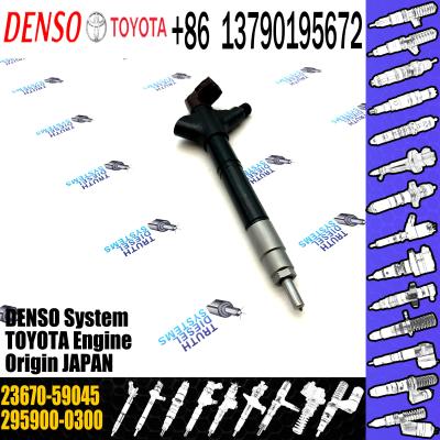 China Hot Sale Fuel Injector 295900-0480 23670-51060 295900-0220 295900-0300 23670-59045 for FOR TOYOTA for sale