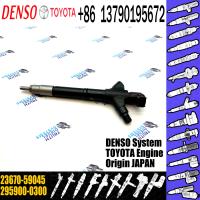 China Hot Sale Fuel Injector 295900-0480 23670-51060 295900-0220 295900-0300 23670-59045 for FOR TOYOTA for sale