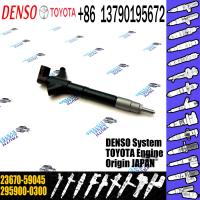 China Hot Sale Fuel Injector 295900-0480 23670-51060 295900-0220 295900-0300 23670-59045 for FOR TOYOTA for sale