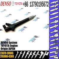 China Hot Sale Fuel Injector 295900-0480 23670-51060 295900-0220 295900-0300 23670-59045 for FOR TOYOTA for sale