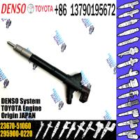 China New Piezo Fuel Injector 295900-0300 295900-0220 2367051060 23670-51060 for TOYOTA 23670-59045 for sale
