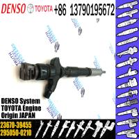 China Common rail fuel injector , 295050-0210 for TOYOTA 1KD-FTV 23670-09340 23670-30410 23670-39455 for sale