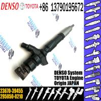 China Common rail fuel injector , 295050-0210 for TOYOTA 1KD-FTV 23670-09340 23670-30410 23670-39455 for sale