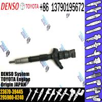 China Common Rail Fuel Injector 295900-0190 295900-0240 23670-30170 23670-39445 for Toyota 1KD-FTV for sale