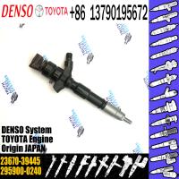 China Common Rail Fuel Injector 295900-0190 295900-0240 23670-30170 23670-39445 for Toyota 1KD-FTV for sale