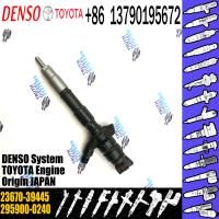 China Common Rail Fuel Injector 295900-0190 295900-0240 23670-30170 23670-39445 for Toyota 1KD-FTV for sale