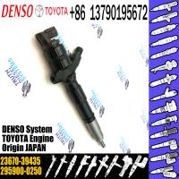China Fuel Injector 23670-30440 23670-39435 295900-0250 295900-0200 For Toyota Hiace Dyna 1kd Ftv Euro 5 for sale