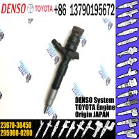 China Injector 295900-0280 295900-0210 2367030450 23670-30450 for Toyota Hilux 2KD-FTV Euro V for sale
