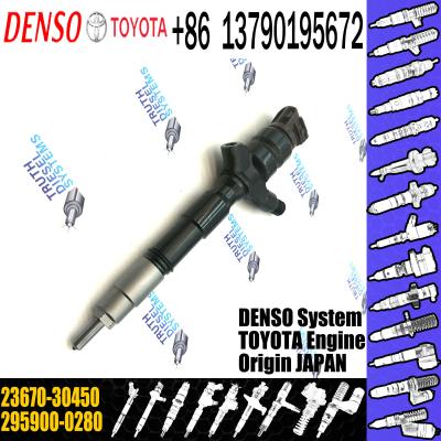 China Injector 295900-0280 295900-0210 2367030450 23670-30450 for Toyota Hilux 2KD-FTV Euro V for sale