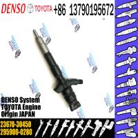 China Injector 295900-0280 295900-0210 2367030450 23670-30450 for Toyota Hilux 2KD-FTV Euro V for sale