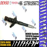 China Injector 295900-0280 295900-0210 2367030450 23670-30450 for Toyota Hilux 2KD-FTV Euro V for sale