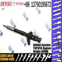 China Rail Fuel Injector 295900-0190 295900-0240 23670-30170 23670-39445 for Toyota 1KD-FTV for sale