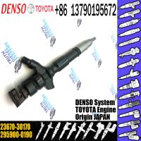 China Rail Fuel Injector 295900-0190 295900-0240 23670-30170 23670-39445 for Toyota 1KD-FTV for sale