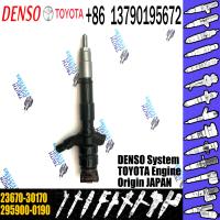 China Rail Fuel Injector 295900-0190 295900-0240 23670-30170 23670-39445 for Toyota 1KD-FTV for sale