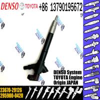 China Rial Diesel fuel injector 295900-0420 23670-29126 2367029126 For Toyota Avensis Rav4 2AD-FTV for sale