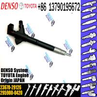 China Rial Diesel fuel injector 295900-0420 23670-29126 2367029126 For Toyota Avensis Rav4 2AD-FTV for sale