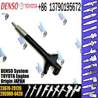 China Rial Diesel fuel injector 295900-0420 23670-29126 2367029126 For Toyota Avensis Rav4 2AD-FTV for sale