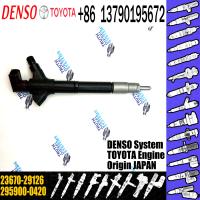 China Rial Diesel fuel injector 295900-0420 23670-29126 2367029126 For Toyota Avensis Rav4 2AD-FTV for sale