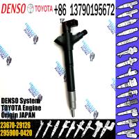 China Rial Diesel fuel injector 295900-0420 23670-29126 2367029126 For Toyota Avensis Rav4 2AD-FTV for sale