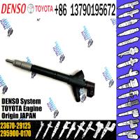 China original injector 295900-0170 23670-29125 Diesel Common Rail Fuel Injector 295900-0180 23670-29115 for TOYOTA for sale