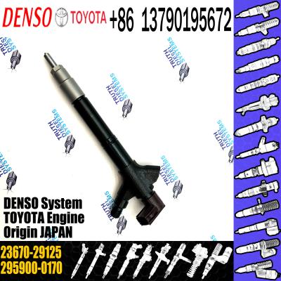 China original injector 295900-0170 23670-29125 Diesel Common Rail Fuel Injector 295900-0180 23670-29115 for TOYOTA for sale