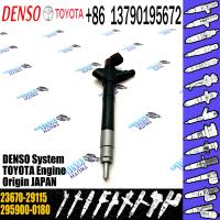 China Hot Sale Diesel Injector 295900-0060 295900-0180 For Toyota Fuel Injector 23670-26070 23670-29115 for sale