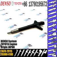 China Hot Sale Diesel Injector 295900-0060 295900-0180 For Toyota Fuel Injector 23670-26070 23670-29115 for sale
