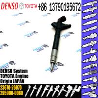 China Diesel Fuel Injector 295900-0050 23670-26060 295900-0060 23670-26070 For TOYOTA for sale