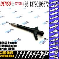 China Diesel Fuel Injector 295900-0050 23670-26060 295900-0060 23670-26070 For TOYOTA for sale