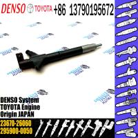 China High quality 295900-0050 Common Rail Injector 23670-26060 295900-0050 Injector 23670-26060 with best price for sale