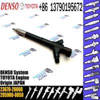 China High quality 295900-0050 Common Rail Injector 23670-26060 295900-0050 Injector 23670-26060 with best price for sale